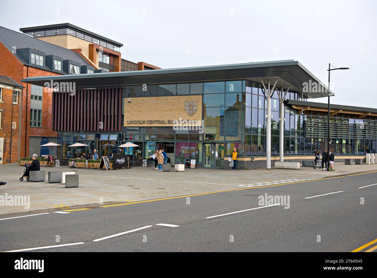 Lincoln Bus Station, part of the Lincoln Transport Hub which connects ...