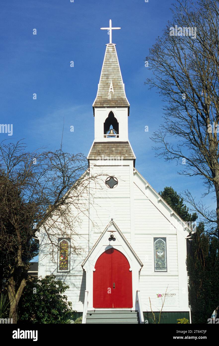 St Paul's Church, Port Townsend, Washington Stock Photo - Alamy