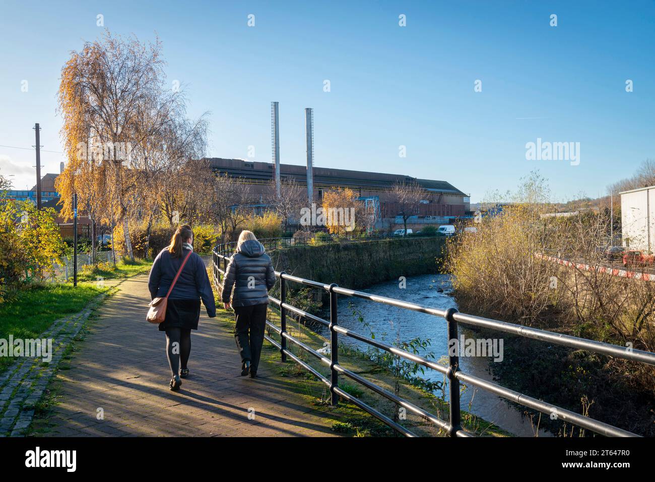 Five Weirs Walk, Sheffield Stock Photo - Alamy