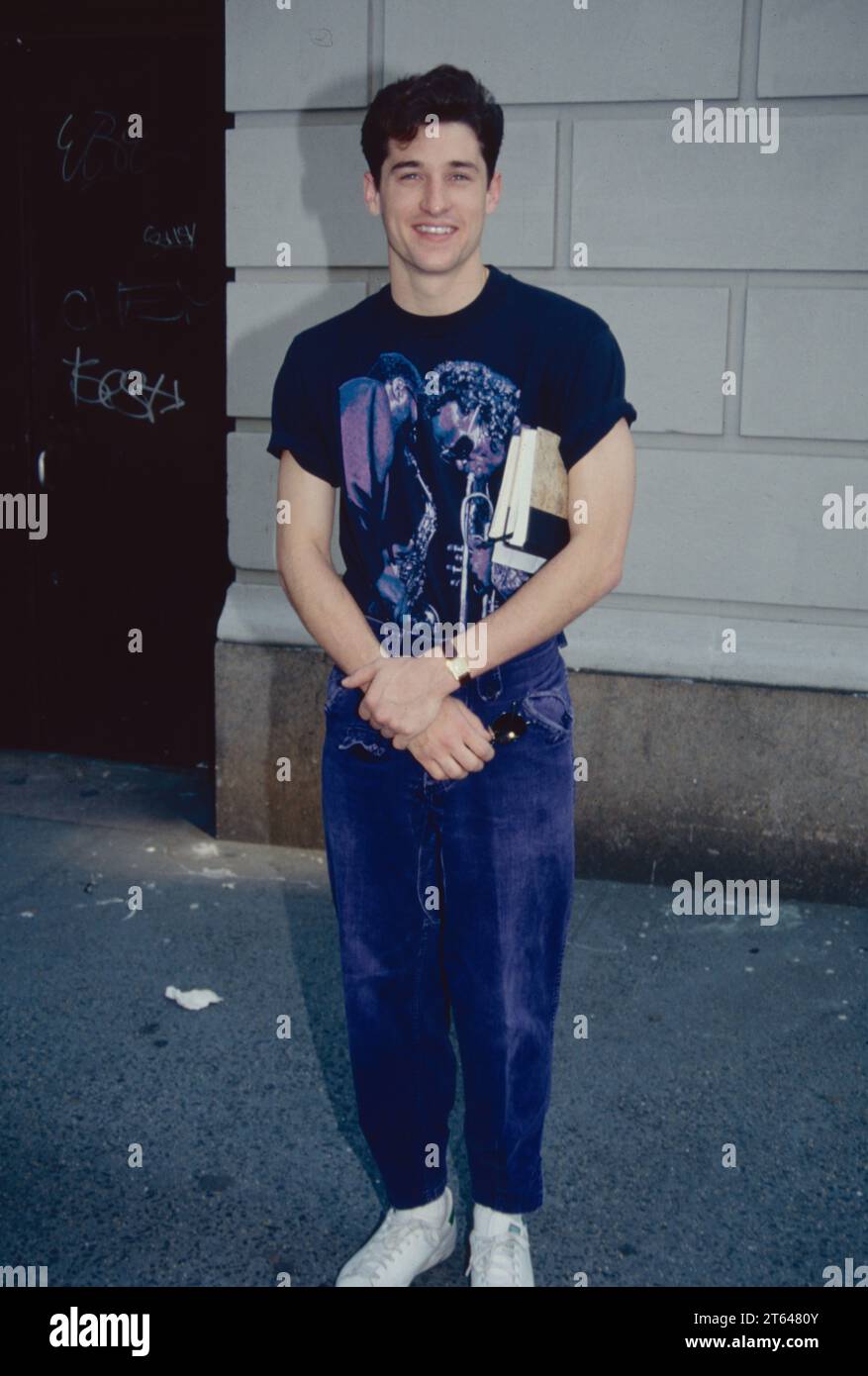 Patrick Dempsey after a performance in the Roundabout Theatre Company's ...