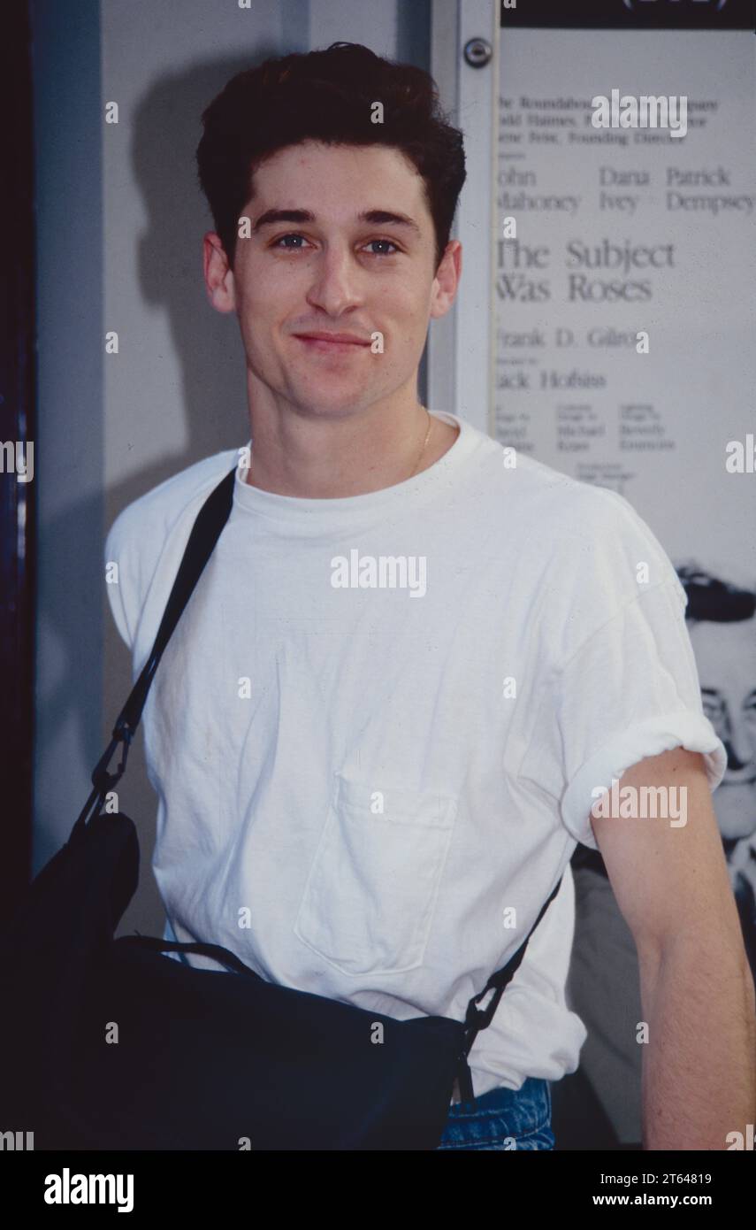 Patrick Dempsey after a performance in the Roundabout Theatre Company's ...