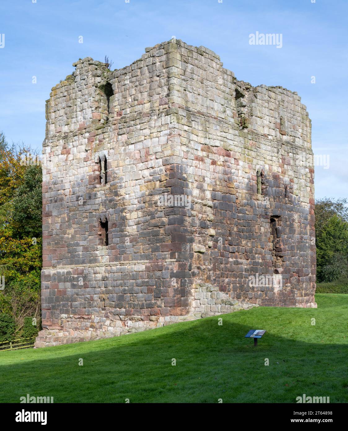 Etal Castle - a view of the Tower House - Etal, Northumberland, England, UK Stock Photo - Alamy