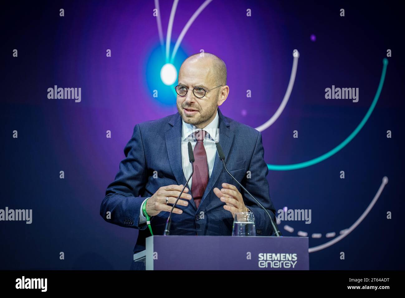Berlin, Germany. 08th Nov, 2023. Christian Bruch, CEO of Siemens Energy ...