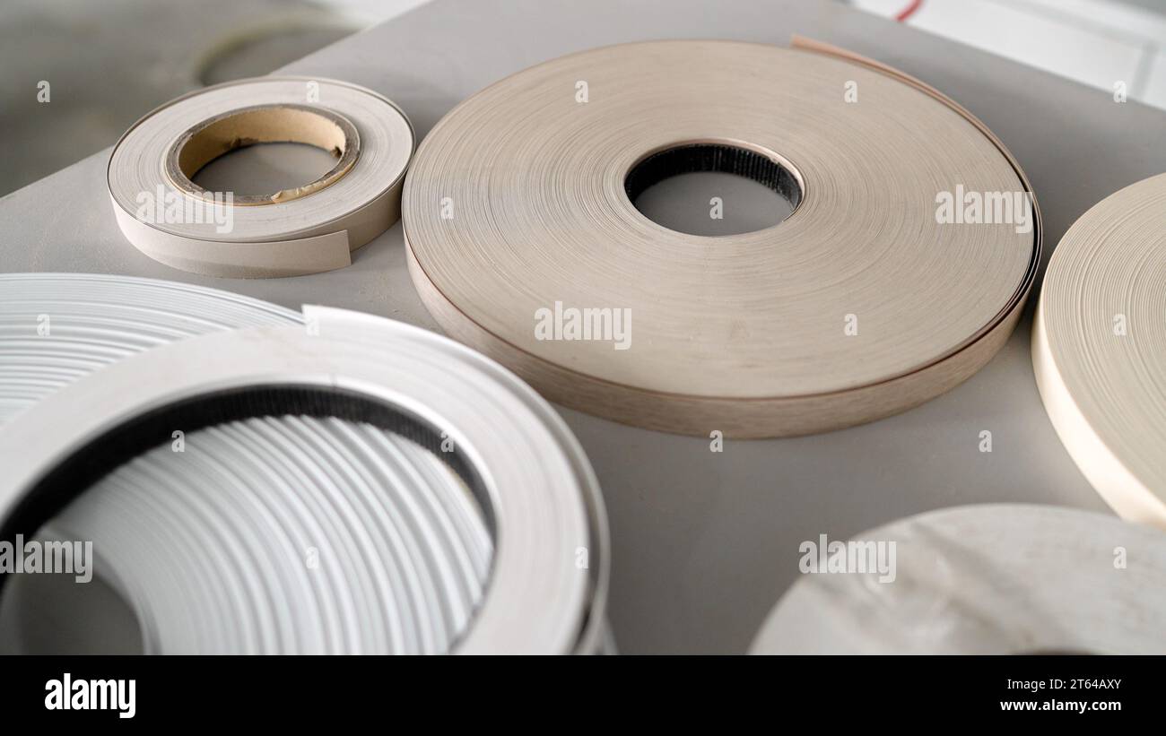 Plastic pre glued edge banding tape for furniture decor and repair ...