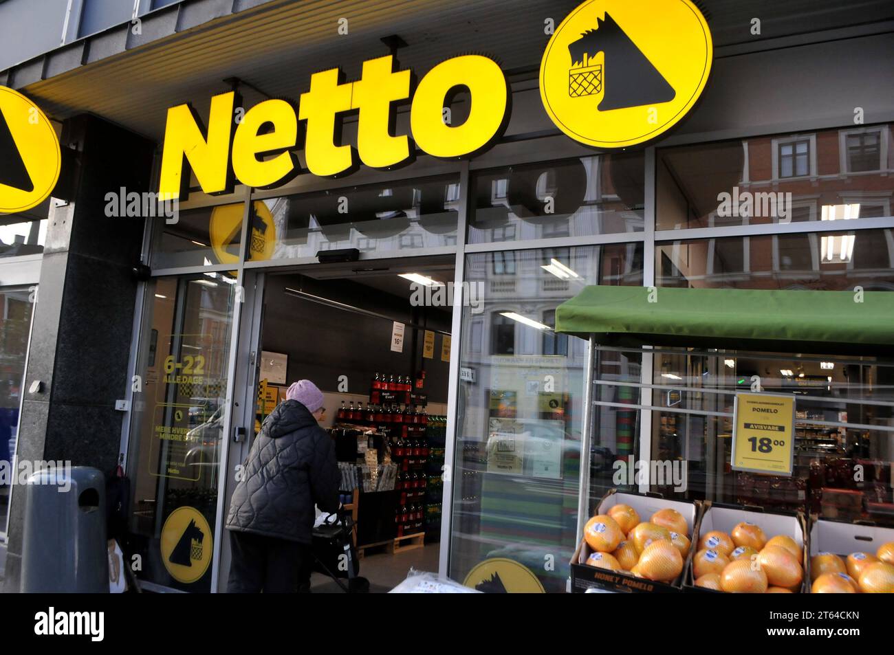 Copenhagen, Denmark /08 Noemer 2023/.Netto groceyr store in danish ...