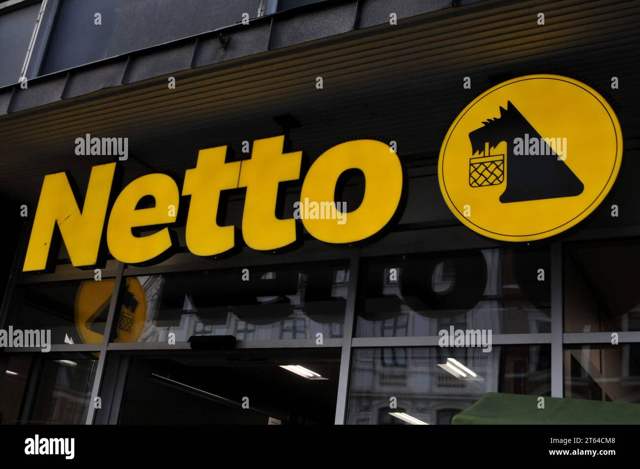 Copenhagen, Denmark /08 Noemer 2023/.Netto groceyr store in danish ...