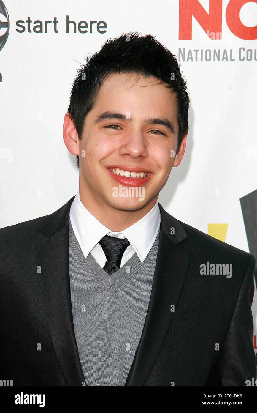 David Archuleta at the 2009 Alma Awards. Arrivals held at the Royce ...
