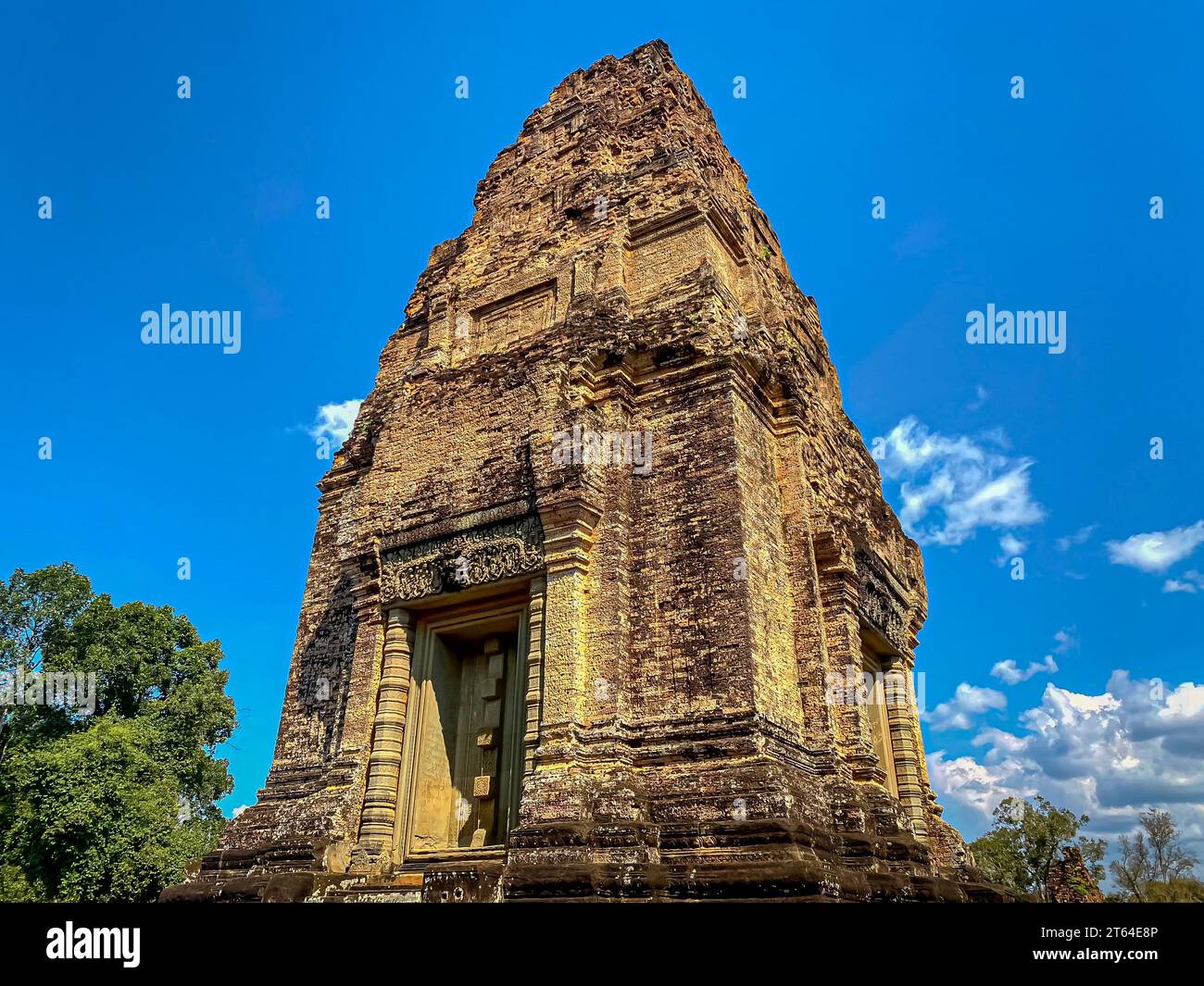 The East Mebon Mount Temple was erected in honor of the god Shiva, a ...