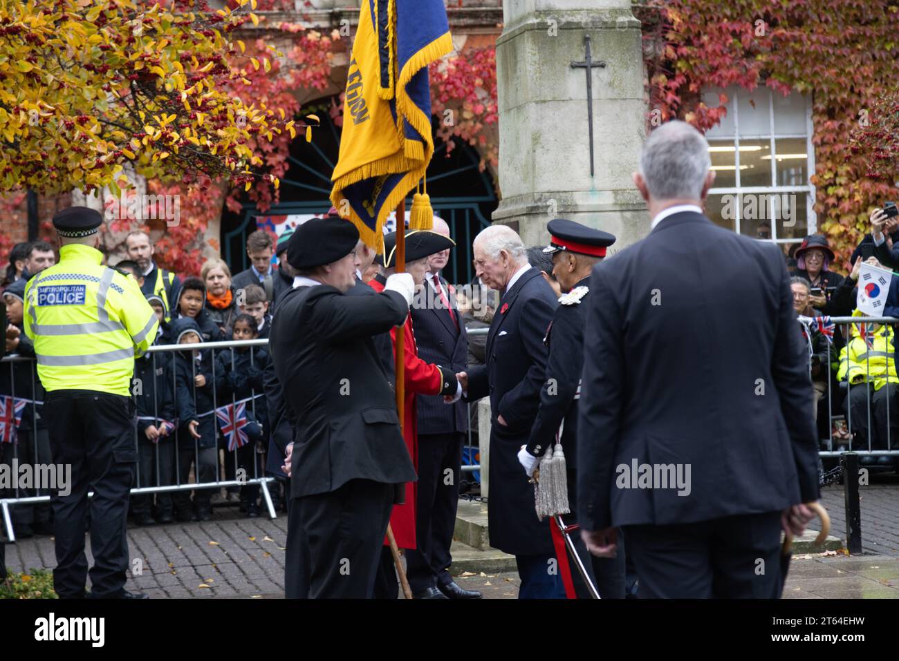 New Malden, London, November 8, 2023: King Charles III visited New ...