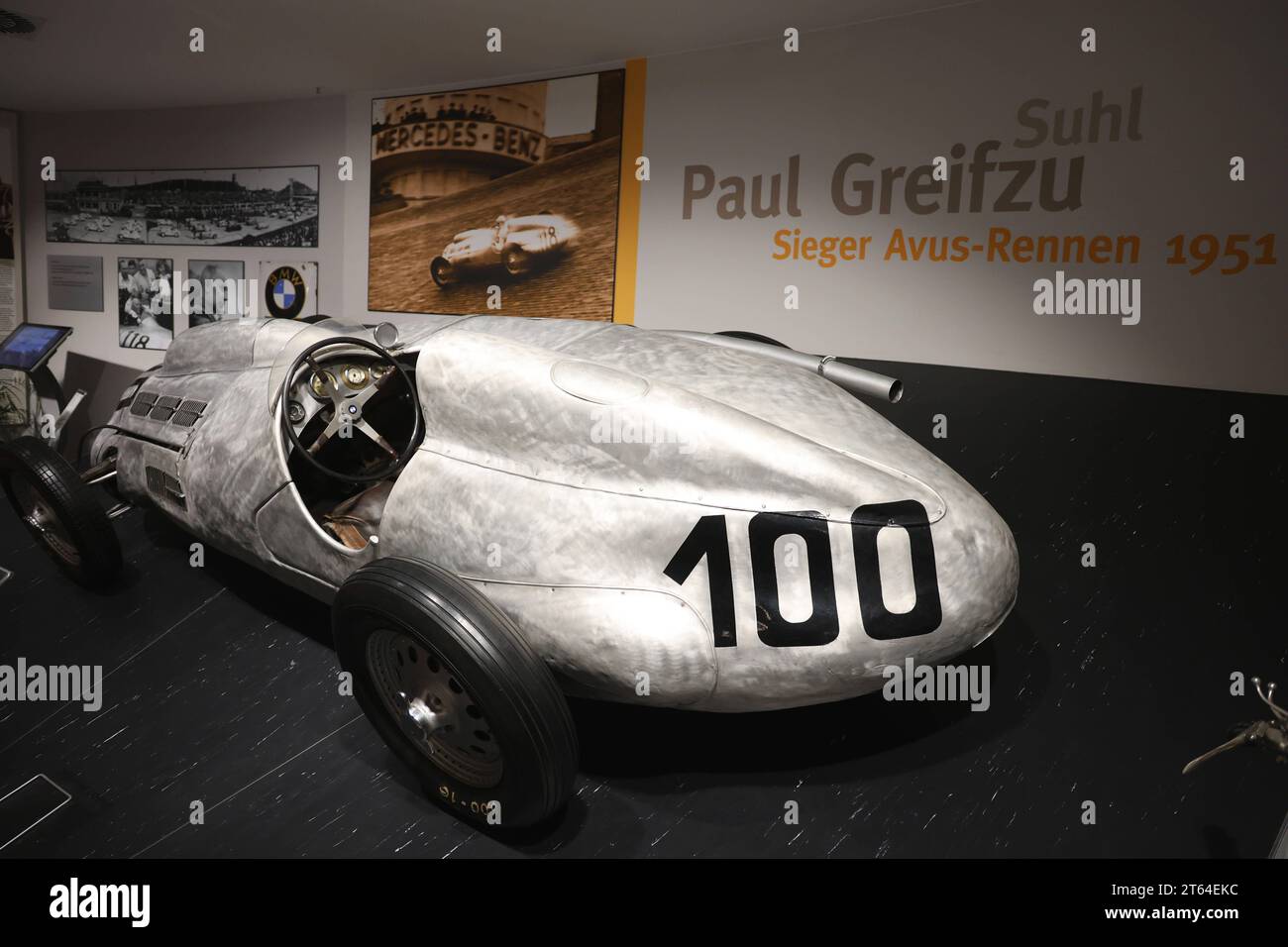 Suhl 30.10.2023, Suhl, Fahrzeugmuseum - Formel 2 Rennwagen BMW von Paul ...