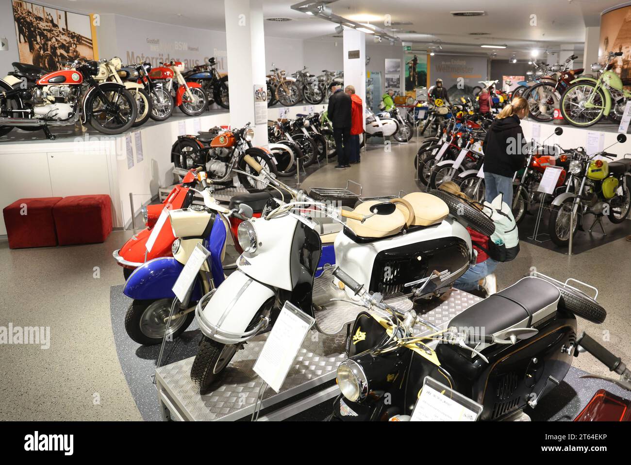 Suhl 30.10.2023, Suhl, Fahrzeugmuseum - Mopeds und Motorraeder ...