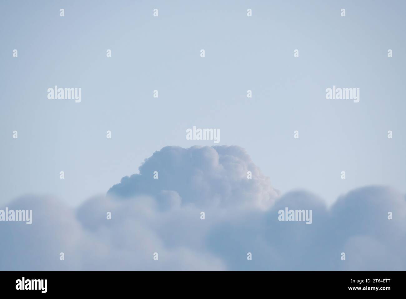 Surreal cloud podium outdoor on blue sky pastel clouds with empty space ...