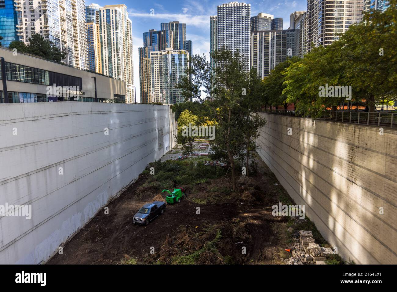 A deep gap between Chicago's skyscrapers is being cleared. Chicago ...