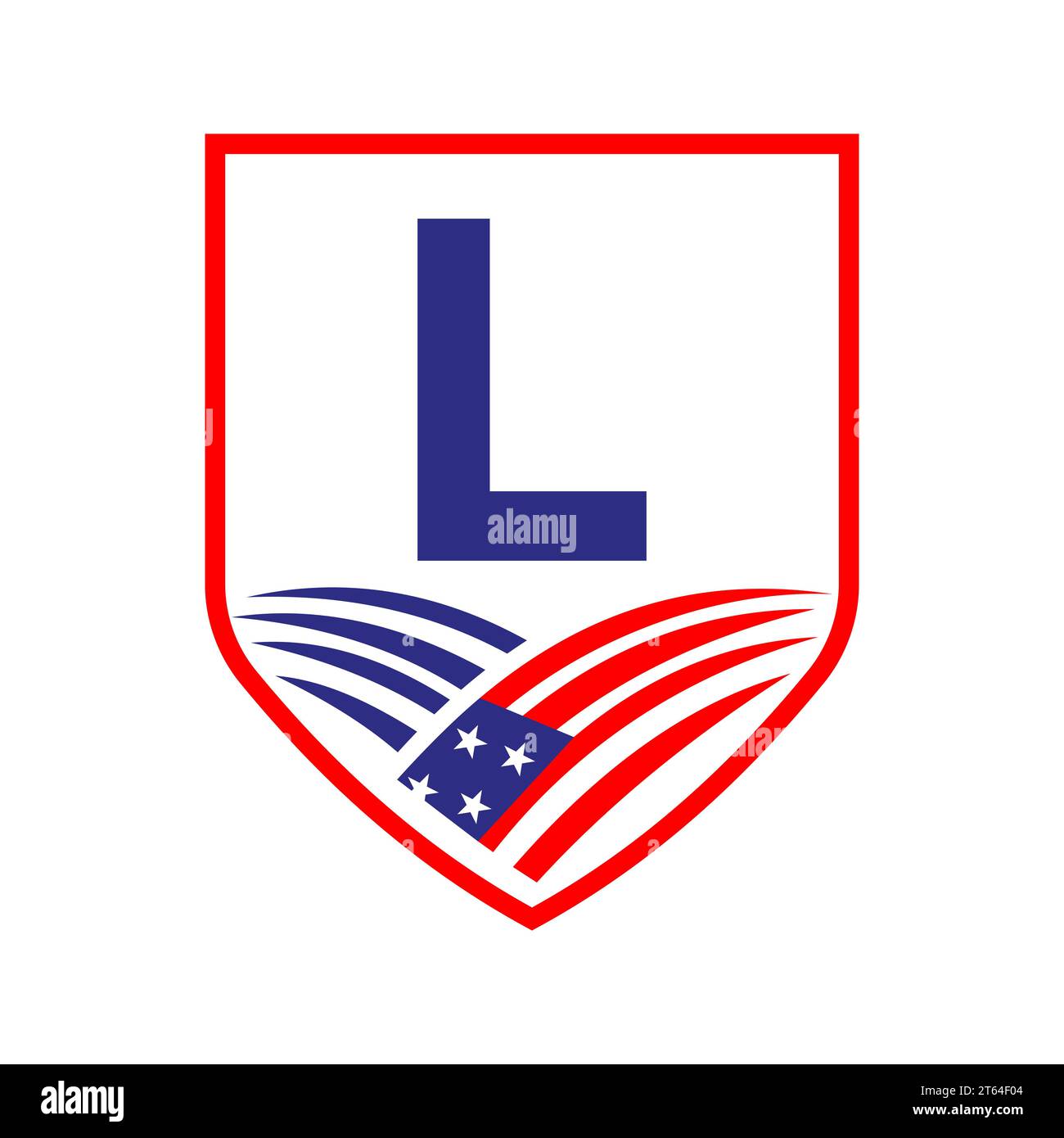Letter L American Agriculture Logo Template. Usa Agriculture Logotype ...