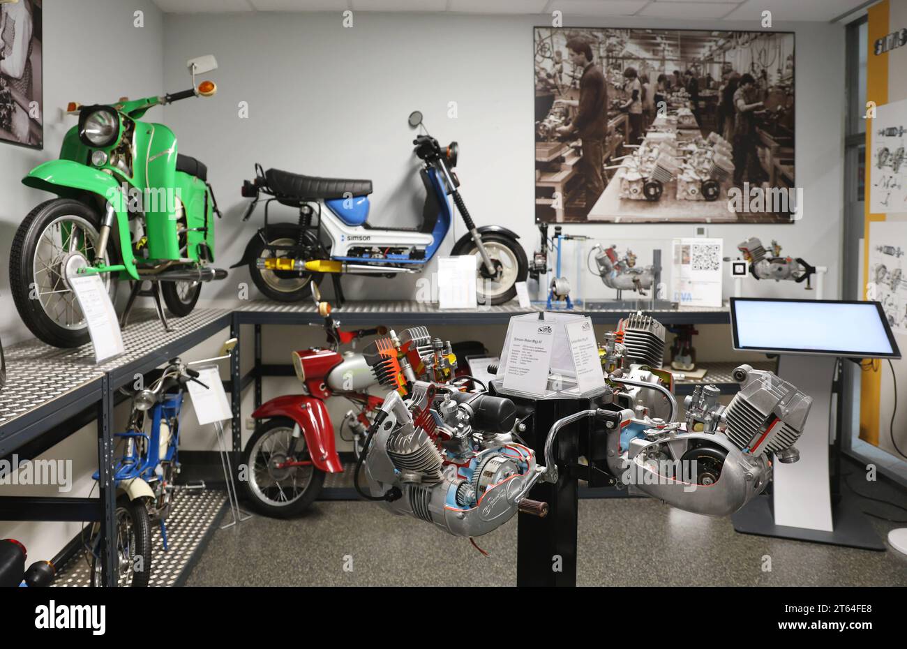 Suhl 30.10.2023, Suhl, Fahrzeugmuseum - Lehrkabinett Simson *** Suhl 30 ...