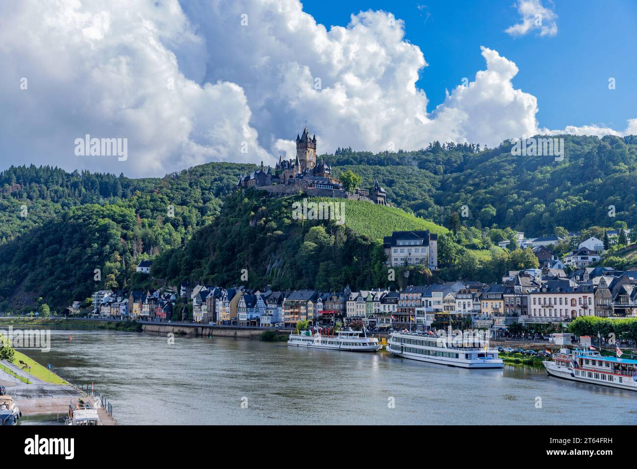 Cochem, Germany, August 2, 2023 - Cochem old town and Mosel river in ...