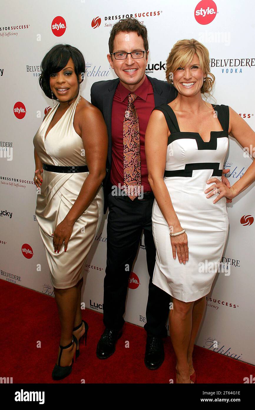 Niecy Nash, Mark Brunetz and Trish Suhr at the "Give & Get Fete ...
