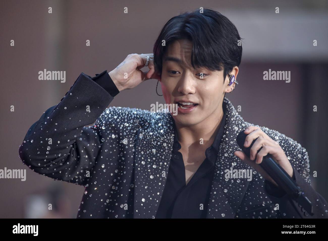 South Korean singer Jung Kook performs on NBC's "Today" show at ...