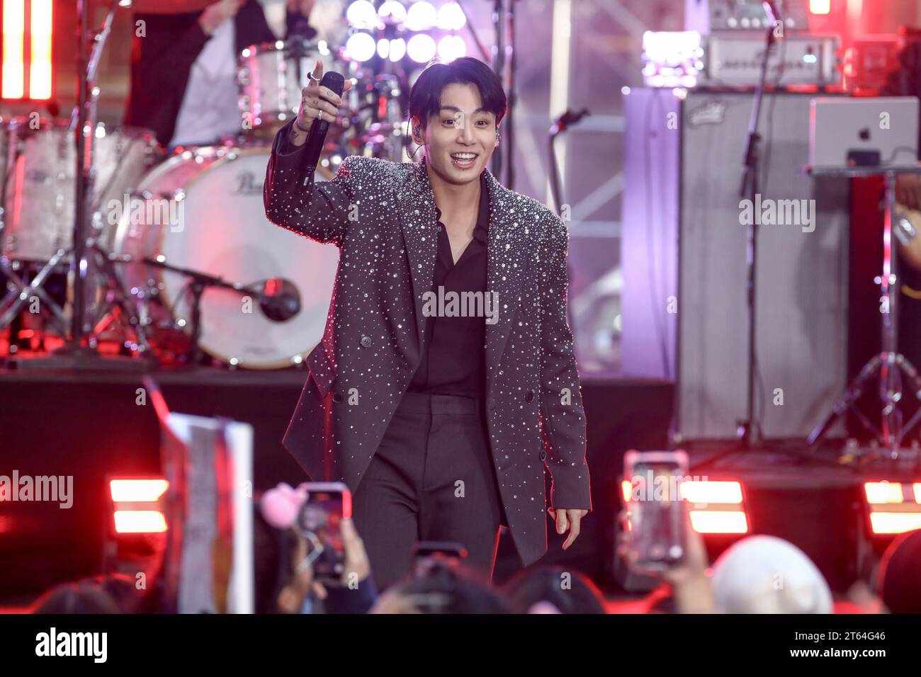 South Korean singer Jung Kook performs on NBC's "Today" show at ...