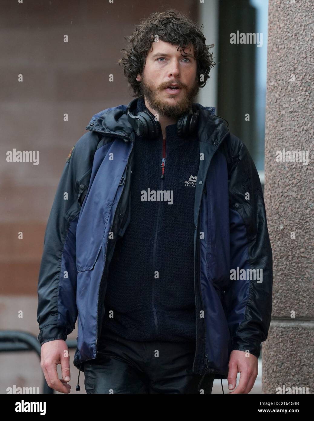 Ben Taylor outside Falkirk Sheriff Court at the trial of four people ...