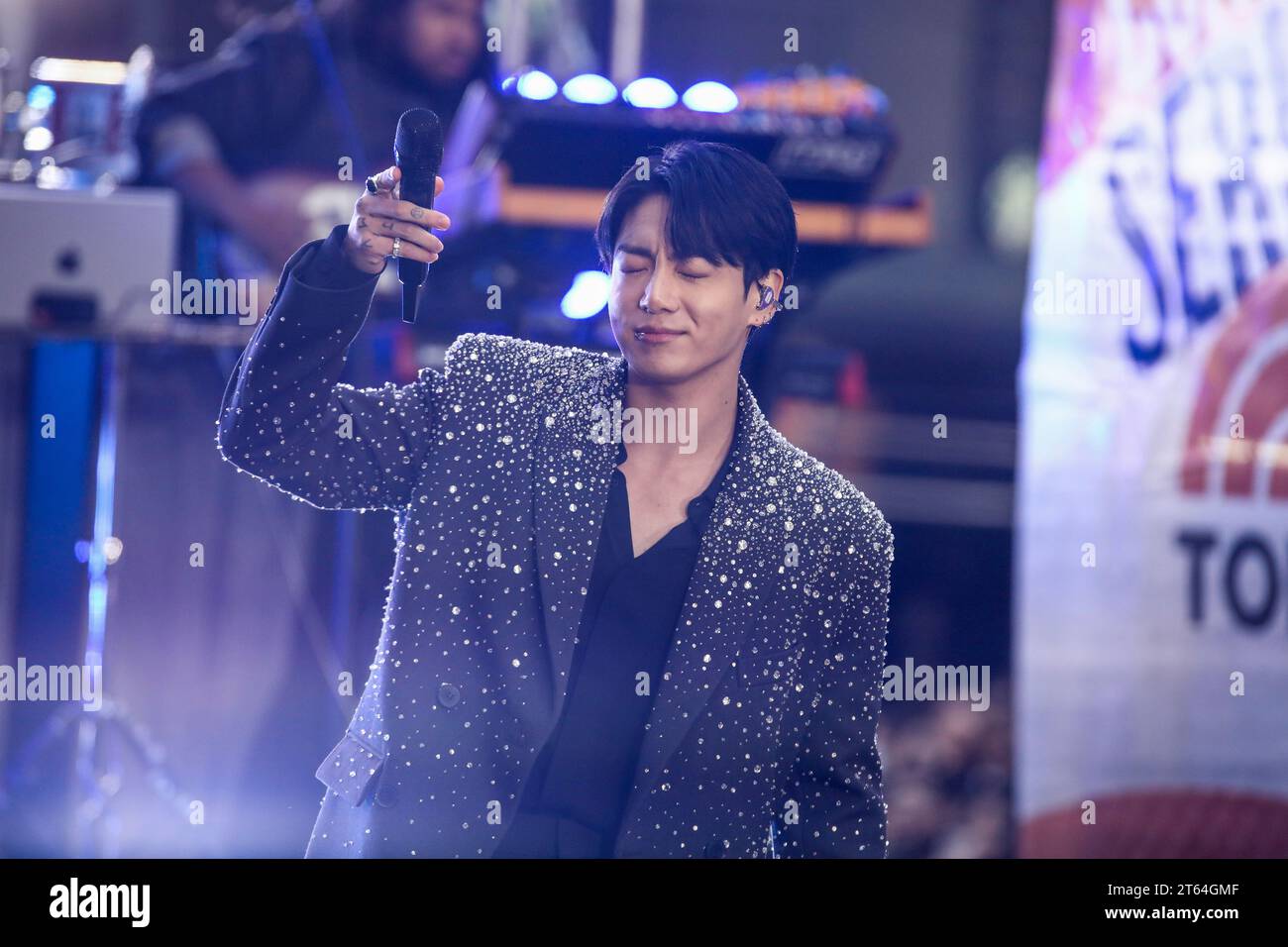 South Korean singer Jung Kook performs on NBC's "Today" show at ...