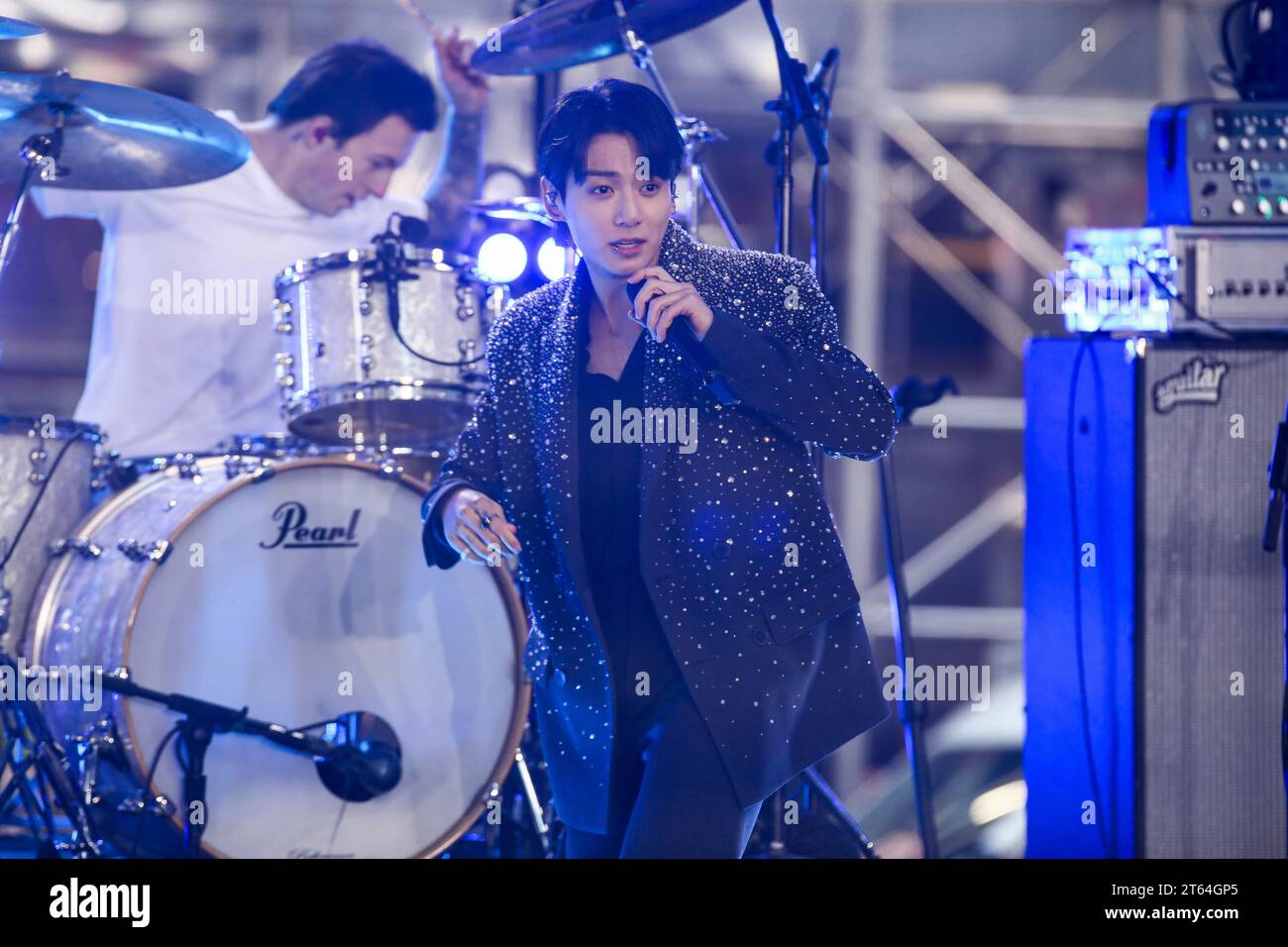 South Korean singer Jung Kook performs on NBC's "Today" show at ...