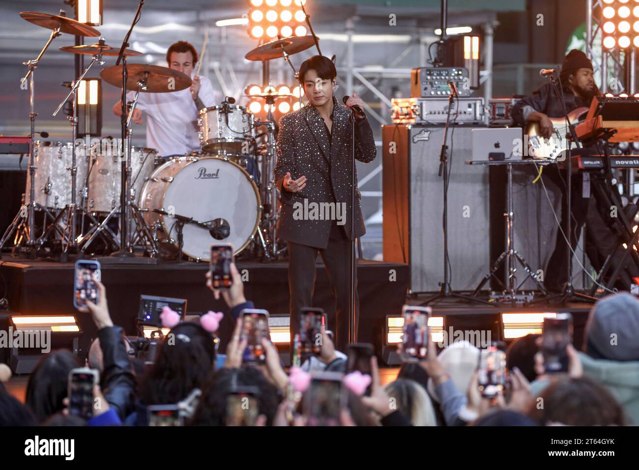 South Korean singer Jung Kook performs on NBC's "Today" show at ...