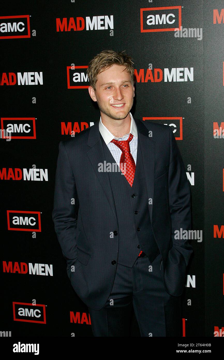 Aaron Staton at the Premiere of AMC's "Mad Men" Season 3. Arrivals held ...