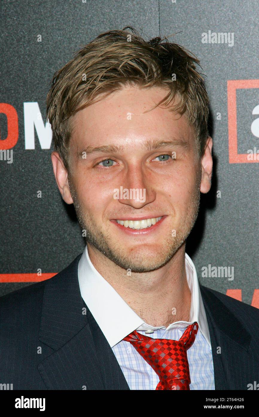 Aaron Staton at the Premiere of AMC's "Mad Men" Season 3. Arrivals held ...