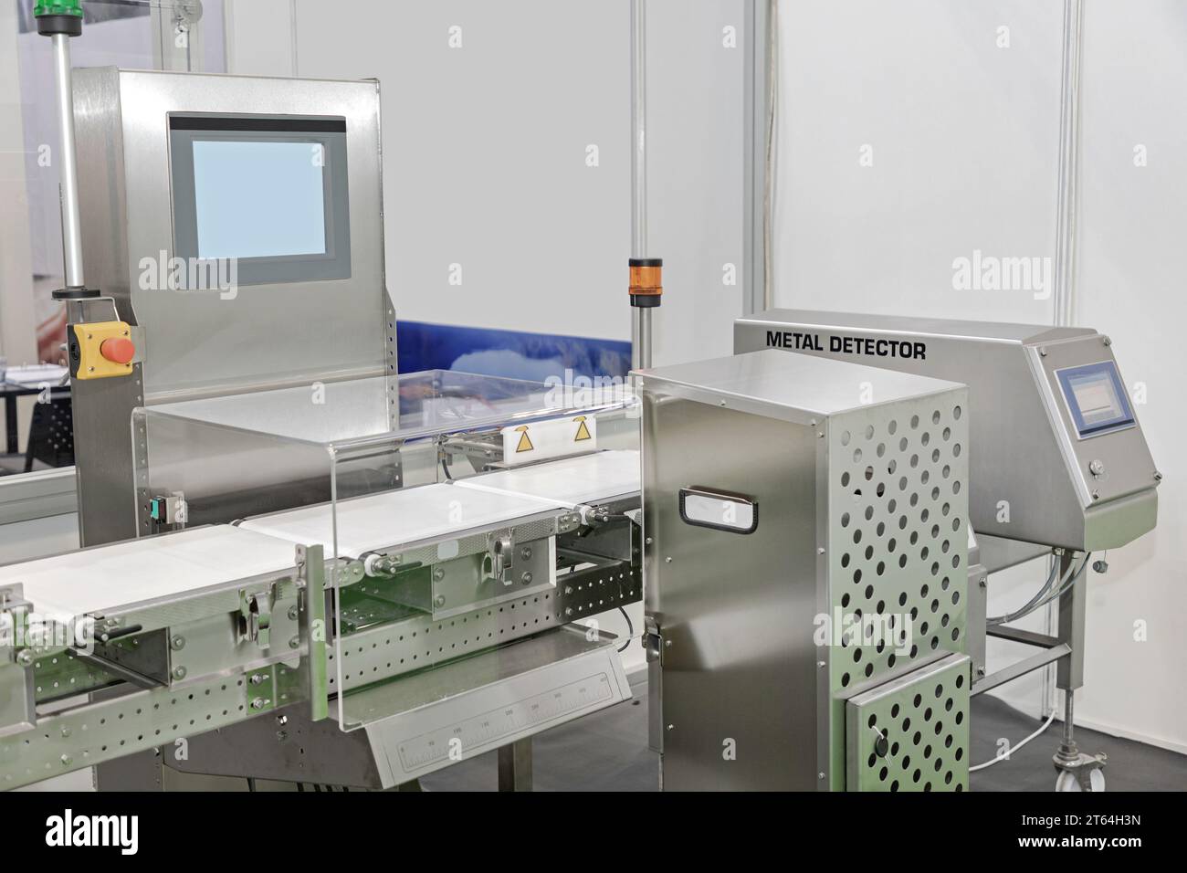 Dynamic Check Weight Machine and Metal Detector at Food Production ...