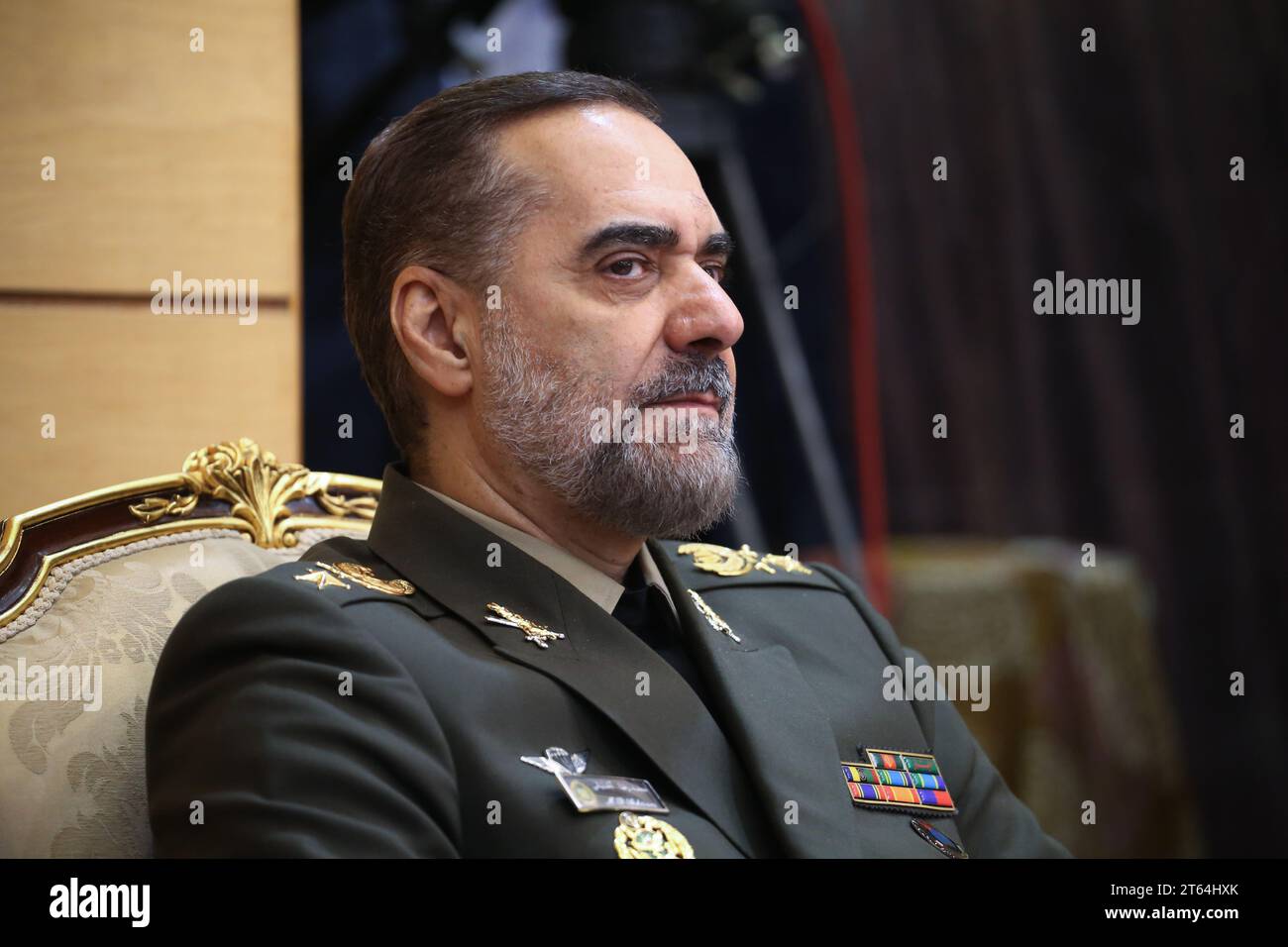 Tehran, Iran. 8th Nov, 2023. Iranian Defense Minister Brigadier General ...