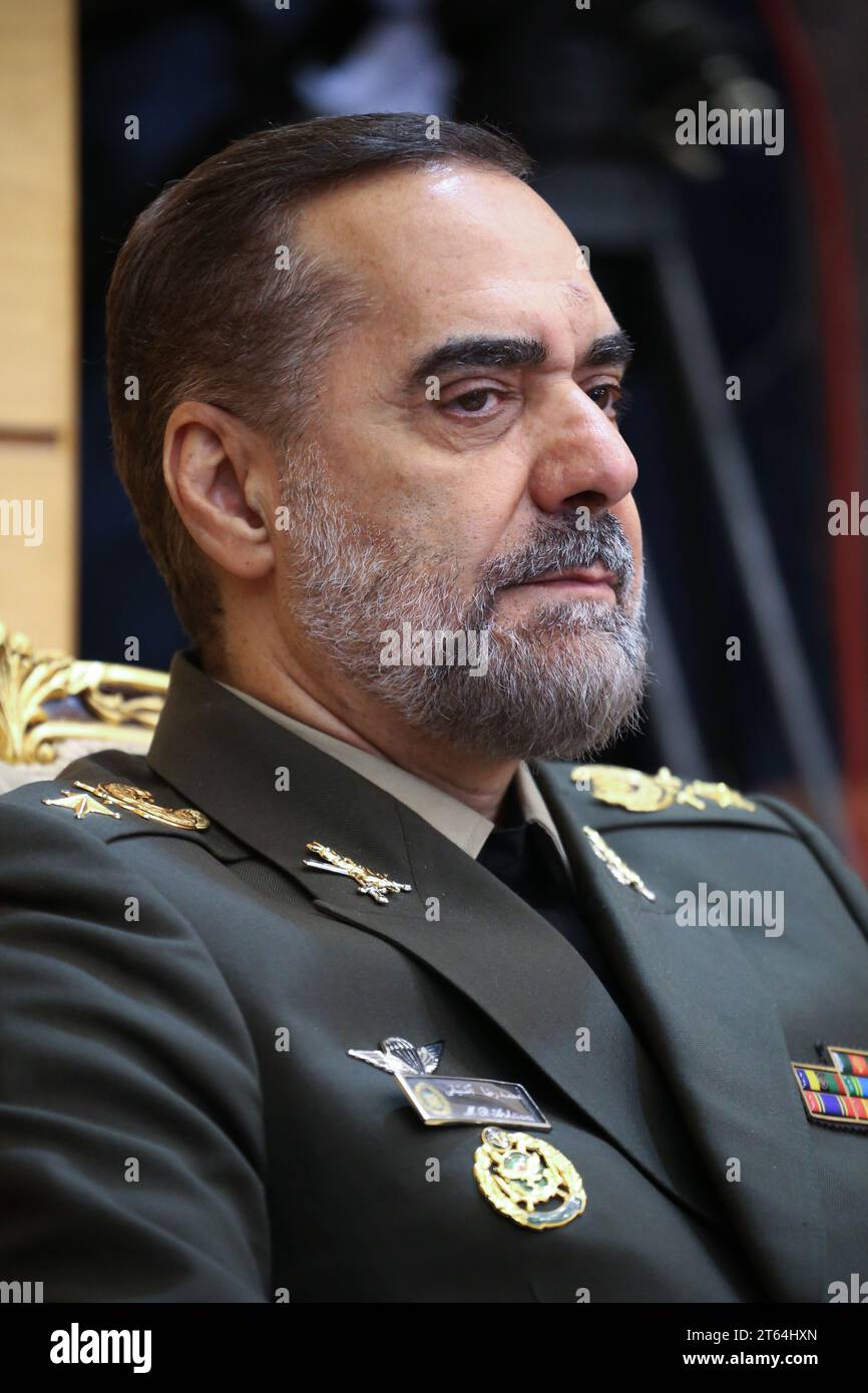 Tehran, Iran. 8th Nov, 2023. Iranian Defense Minister Brigadier General ...