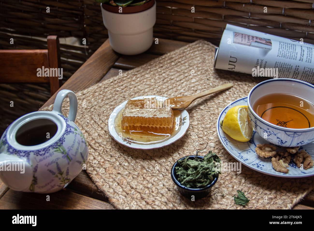 Eating tea leaves hi-res stock photography and images - Alamy