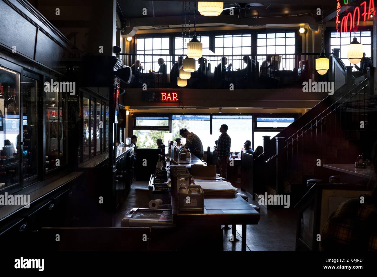 Seattle, USA. 9 Oct, 2023. The iconic Athenian Dinner at the famous ...