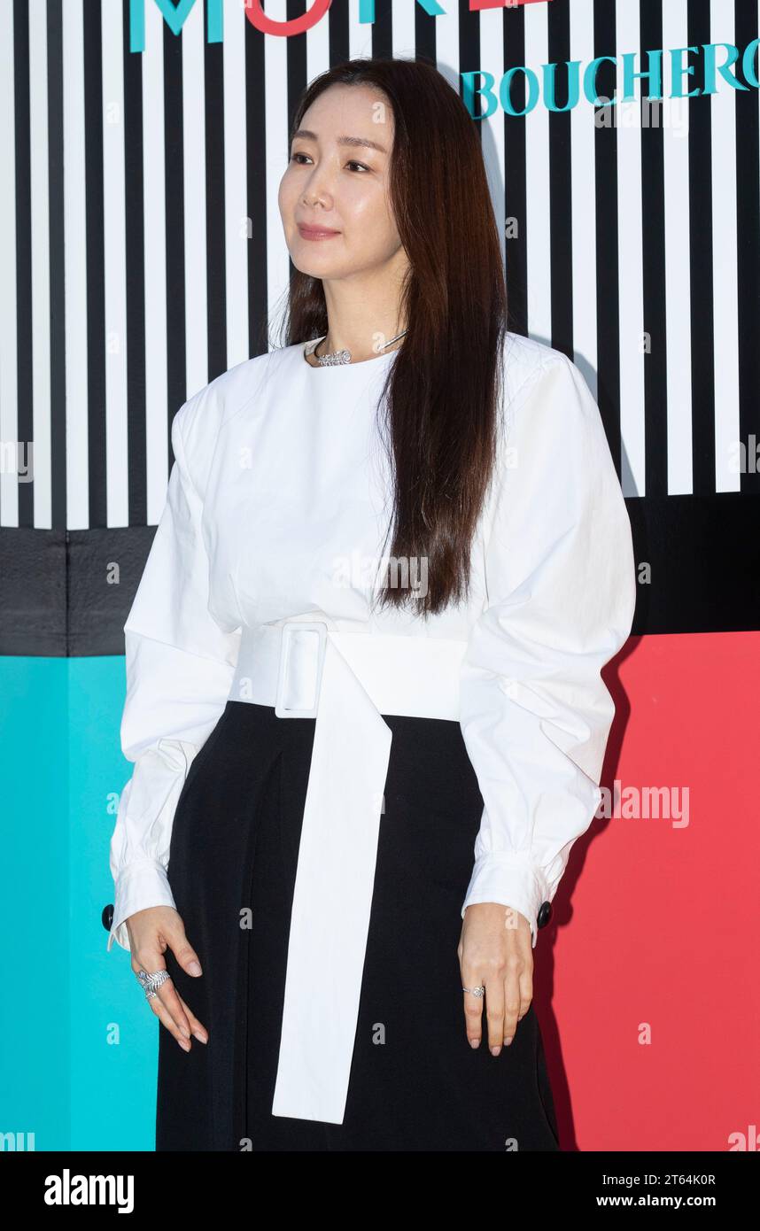 8 November 2023 – Seoul, South Korea: South Korean actress Choi Ji-woo ...