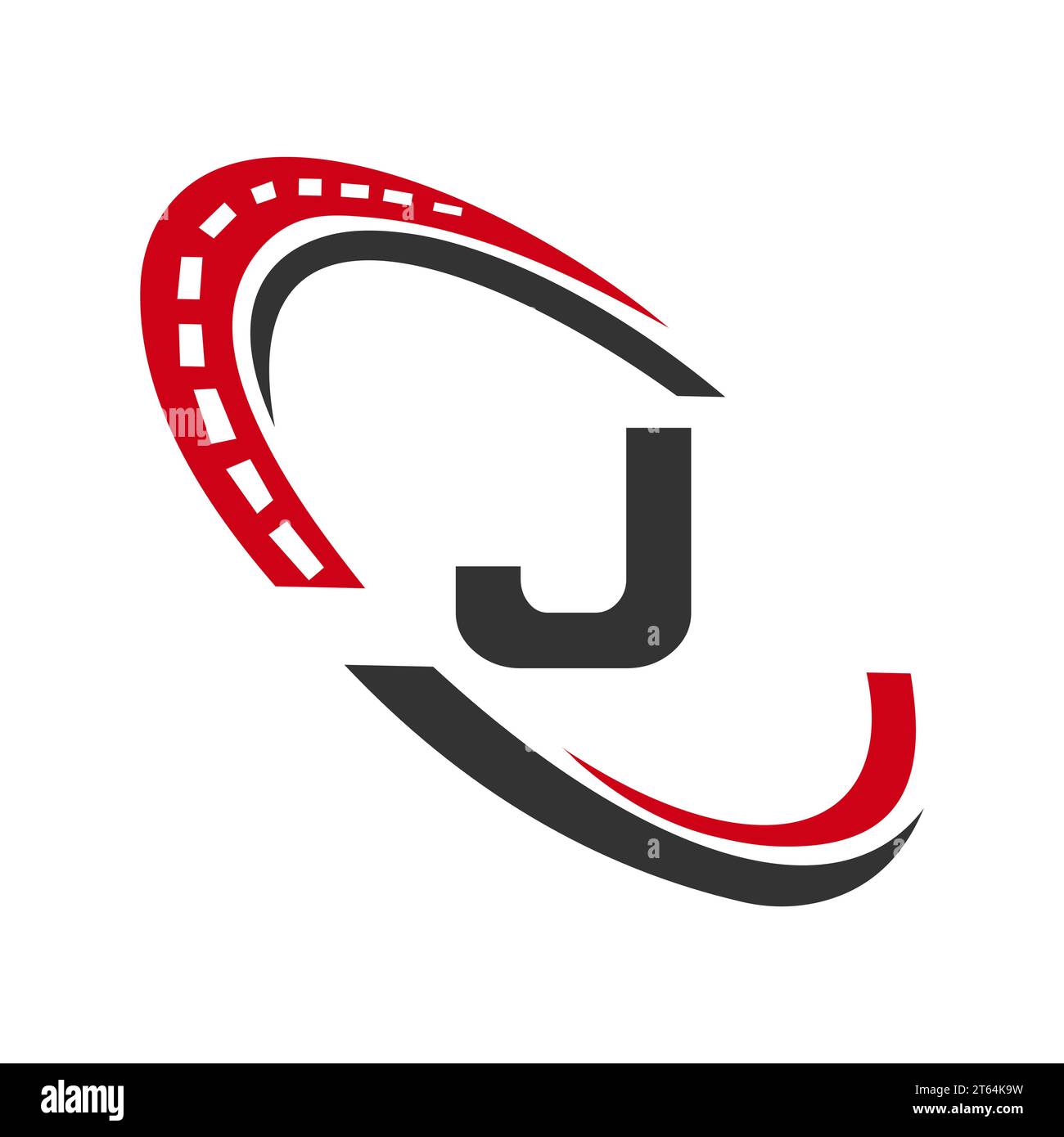 Letter J Transport Sign, Transportation Logo Design Template ...