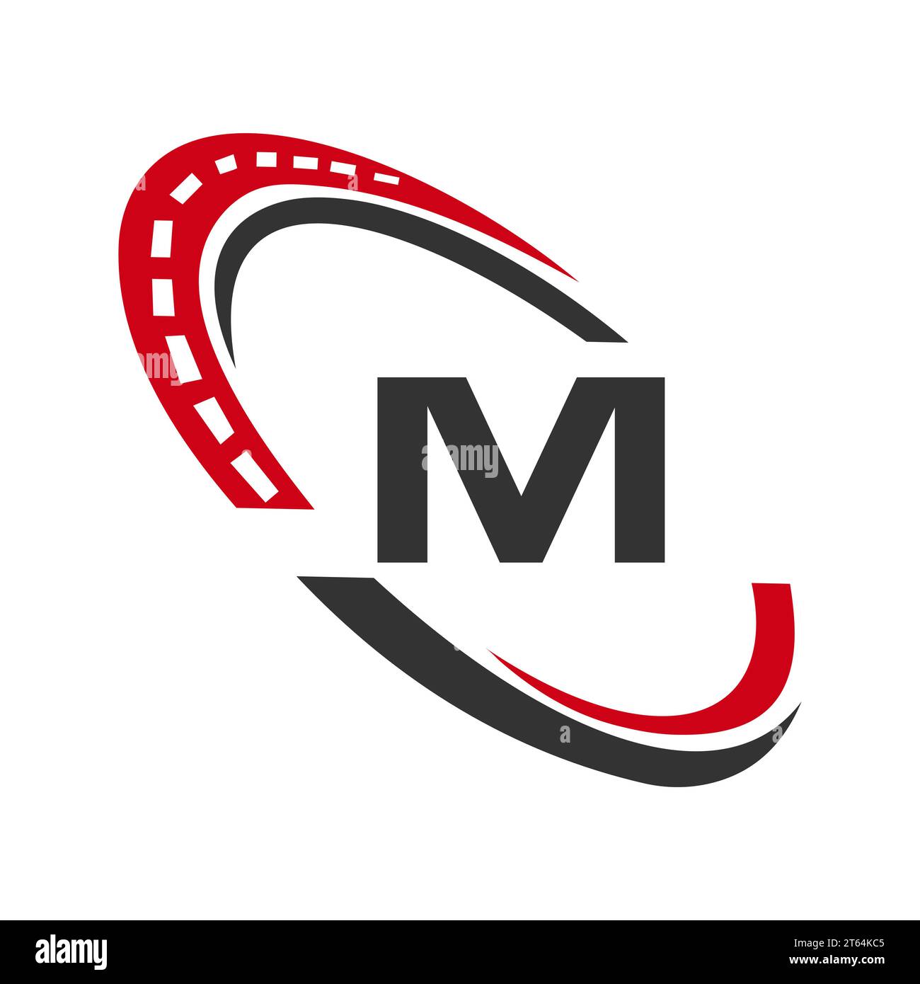 Letter M Transport Sign, Transportation Logo Design Template ...