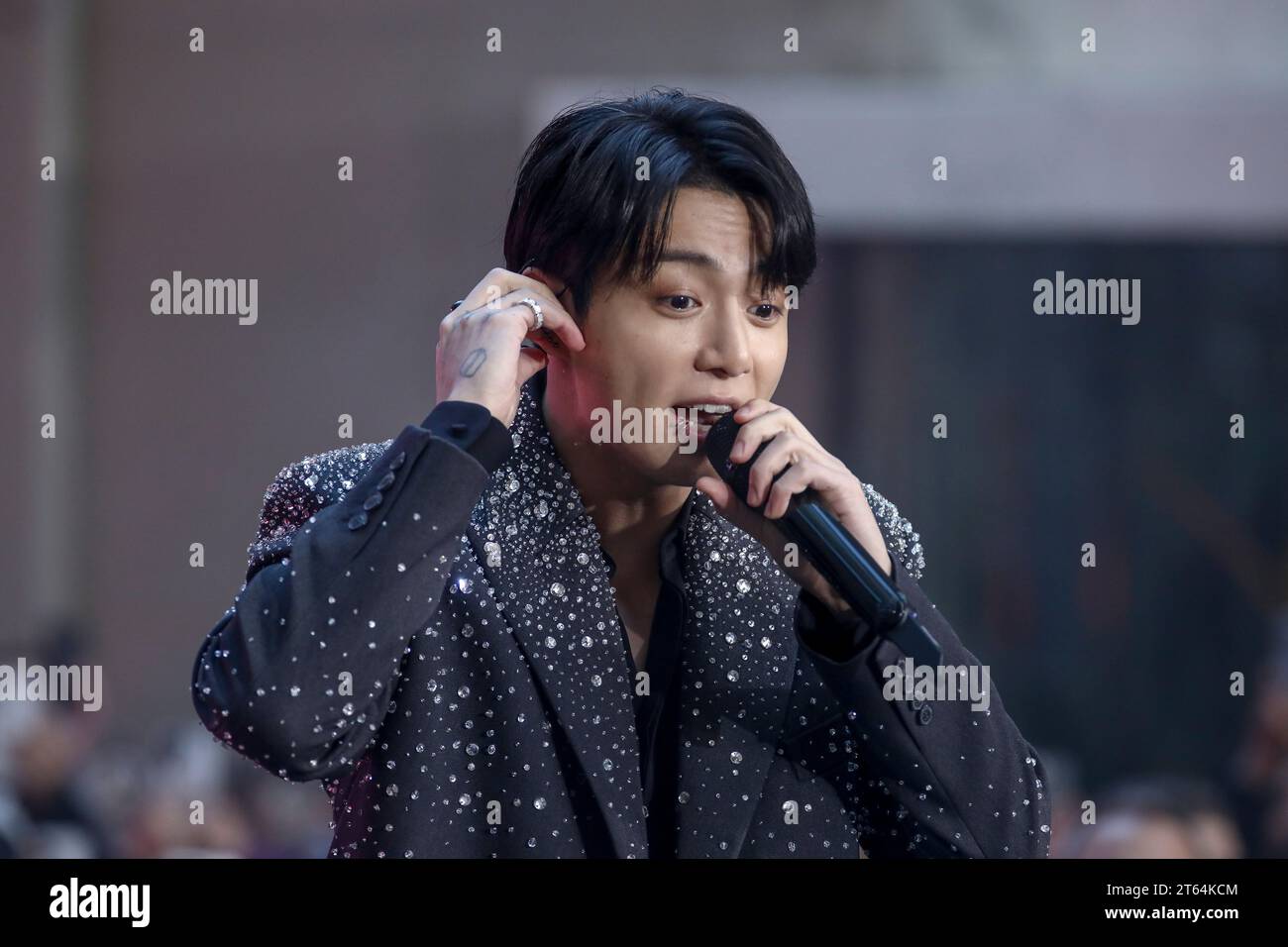 South Korean singer Jung Kook performs on NBC's "Today" show at ...