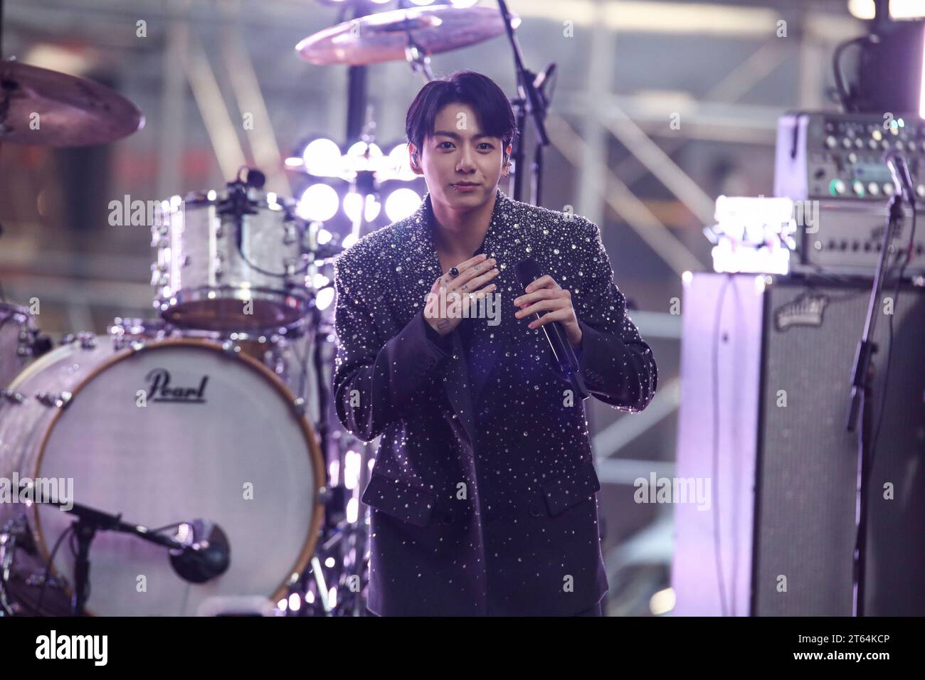 South Korean singer Jung Kook performs on NBC's "Today" show at ...