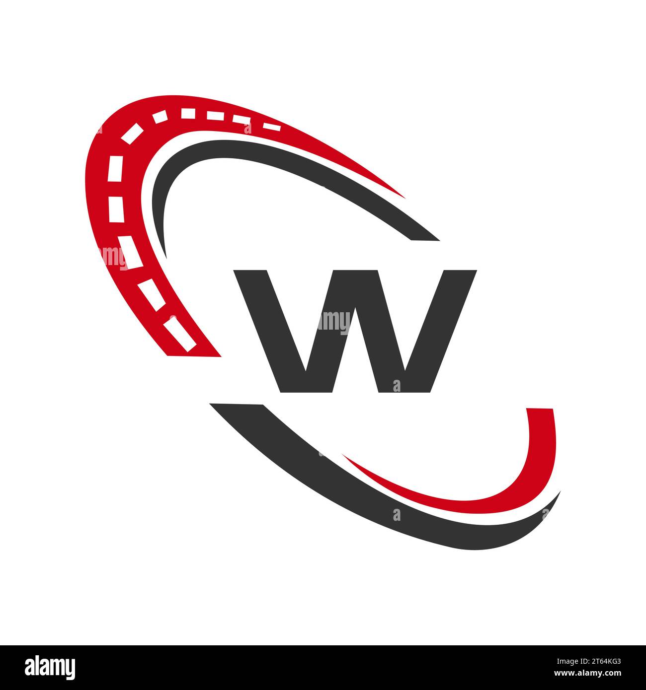 Letter W Transport Sign, Transportation Logo Design Template ...