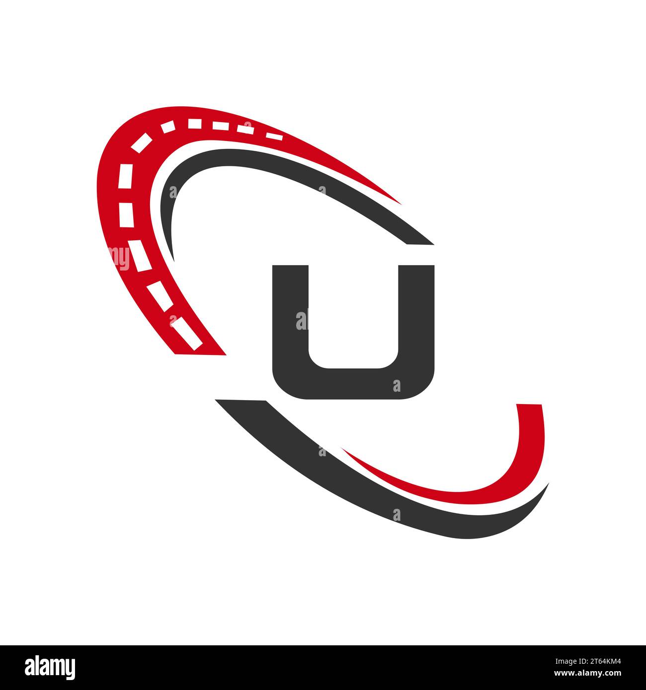 Letter U Transport Sign, Transportation Logo Design Template ...