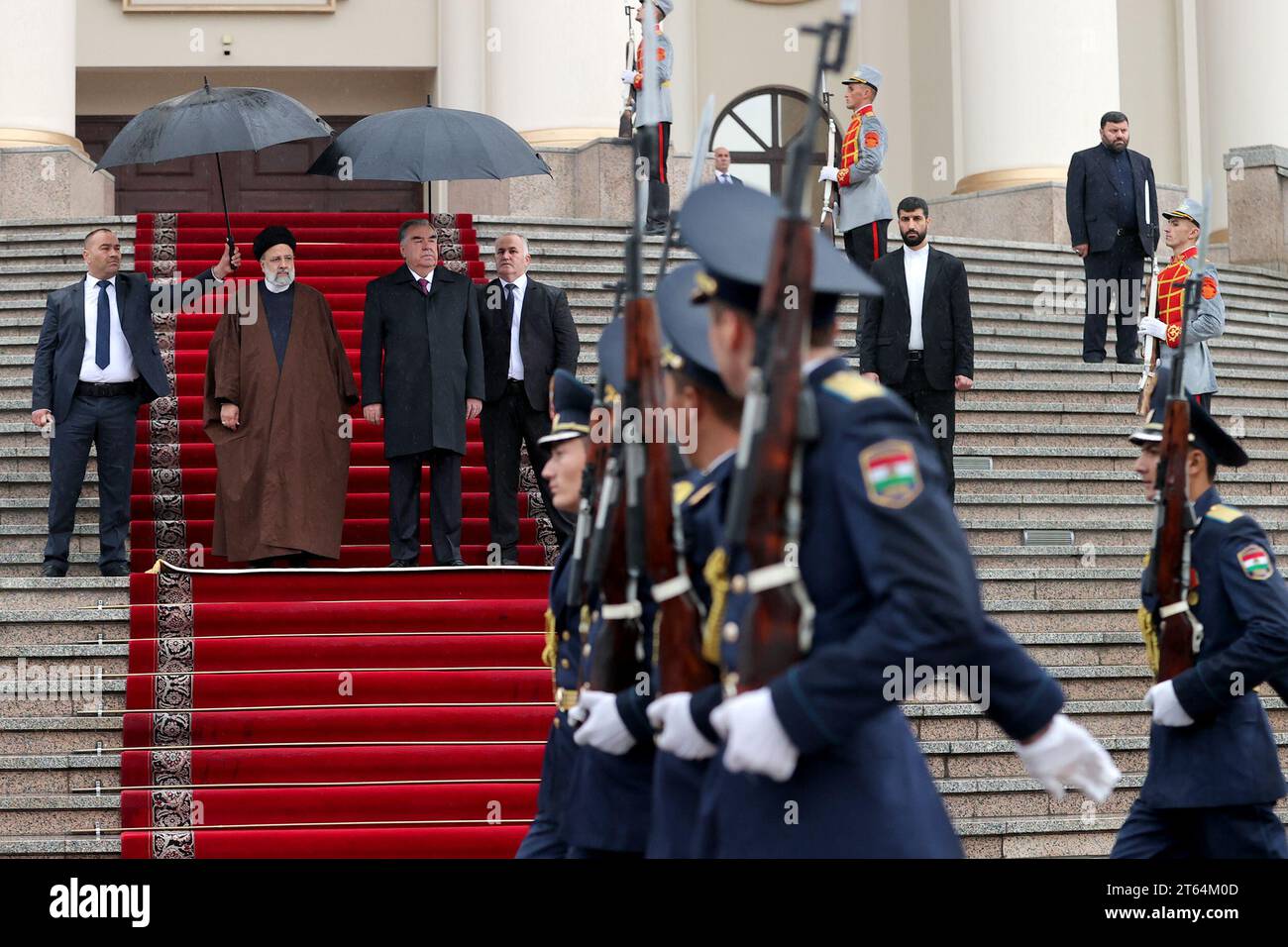 Dushanbe Tajikistan 8th Nov 2023 Tajikistans President Emomali