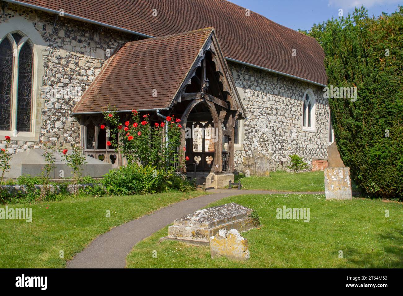 14 June 2023 The beautiful old cemetary with ancient headstones in the ...