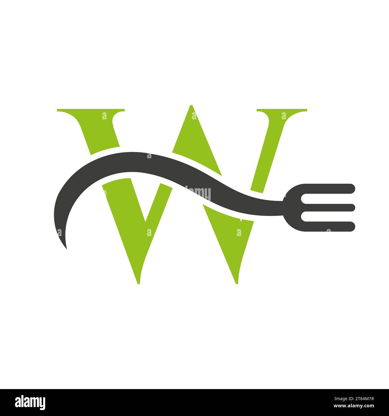W restaurant logo hi-res stock photography and images - Alamy