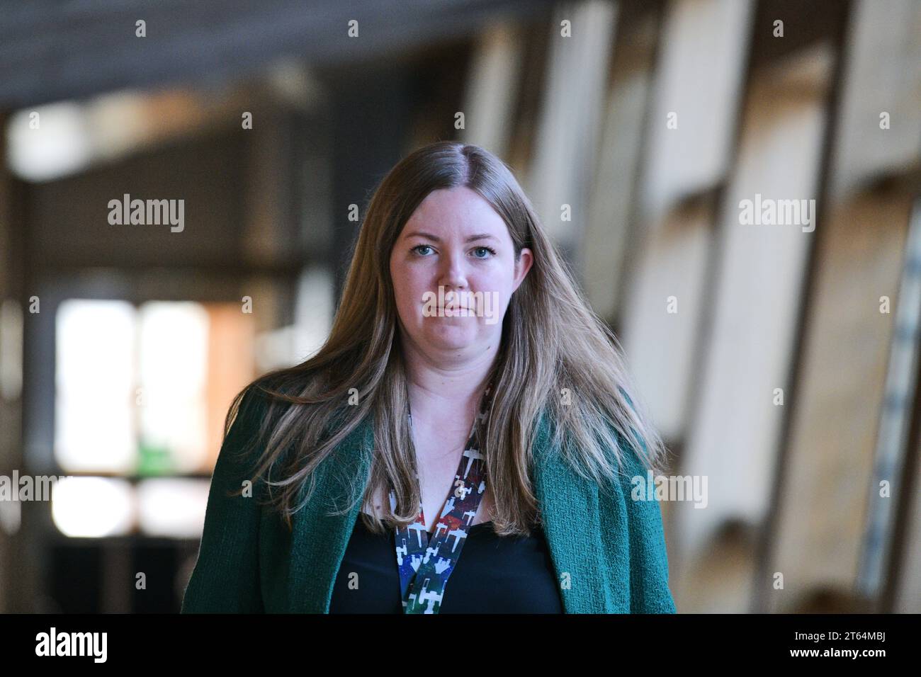 Edinburgh Scotland, UK 08 November 2023. Gillian Mackay Scottish Green ...