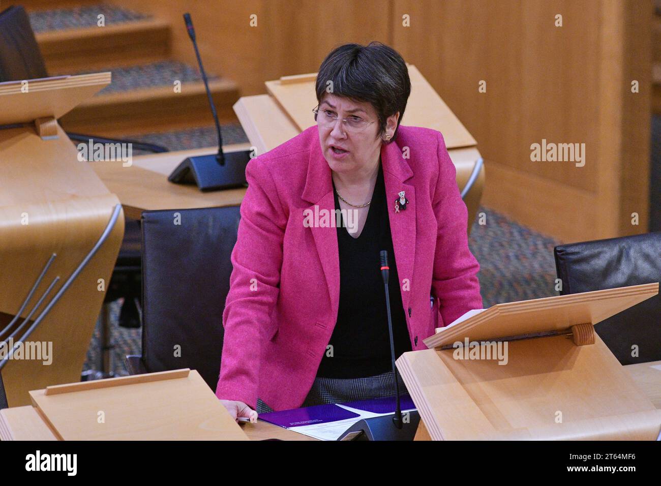 Edinburgh Scotland, UK 08 November 2023. Tess White MSP at the Scottish ...