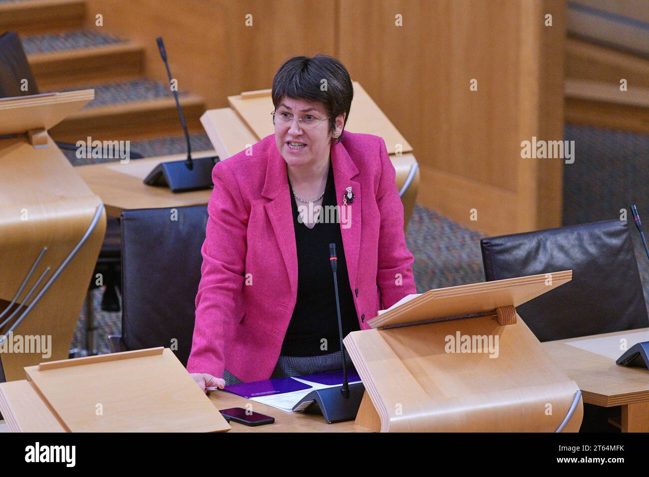 Edinburgh Scotland, UK 08 November 2023. Tess White MSP at the Scottish ...