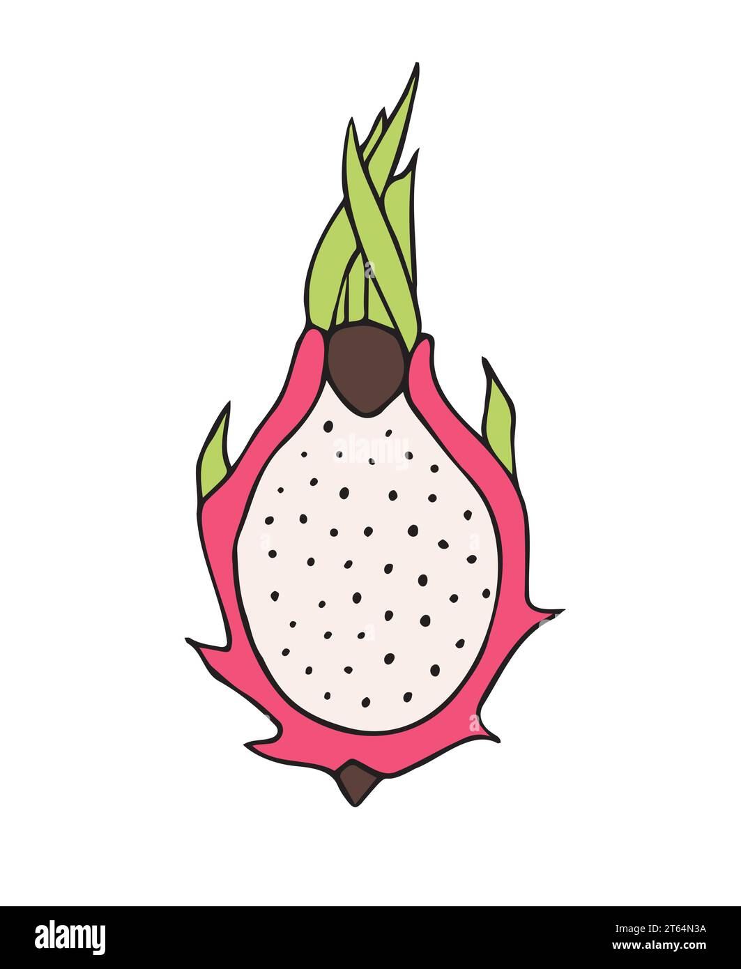 Dragon fruit icon pitaya Stock Vector Images - Alamy