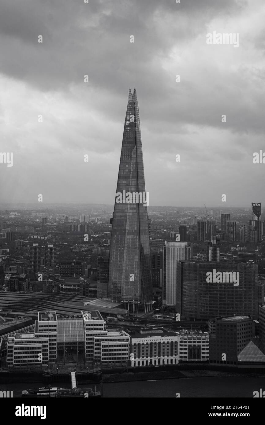 The Shard - Black and White - London Stock Photo - Alamy