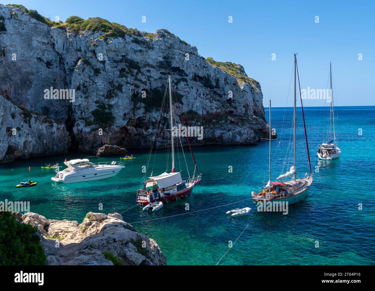 Playa de Cales Coves Menorca, Minorca, Spain Stock Photo - Alamy